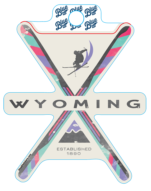 Blue 84 Ski Mountain Sticker | University Store