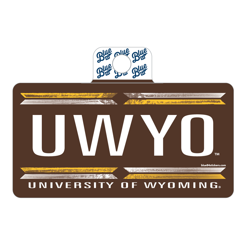 Blue 84 UWYO Sticker | University Store
